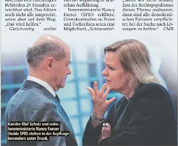 Migration: Scholz kündigt schärfere Kontrollen an - PressReader