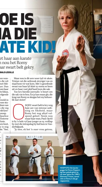 EN TOE IS ÓÚMA DIE KARATE KID! - PressReader