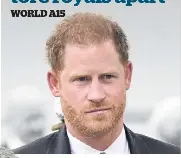 Prince Harry says his tabloid war tore royals apart - PressReader