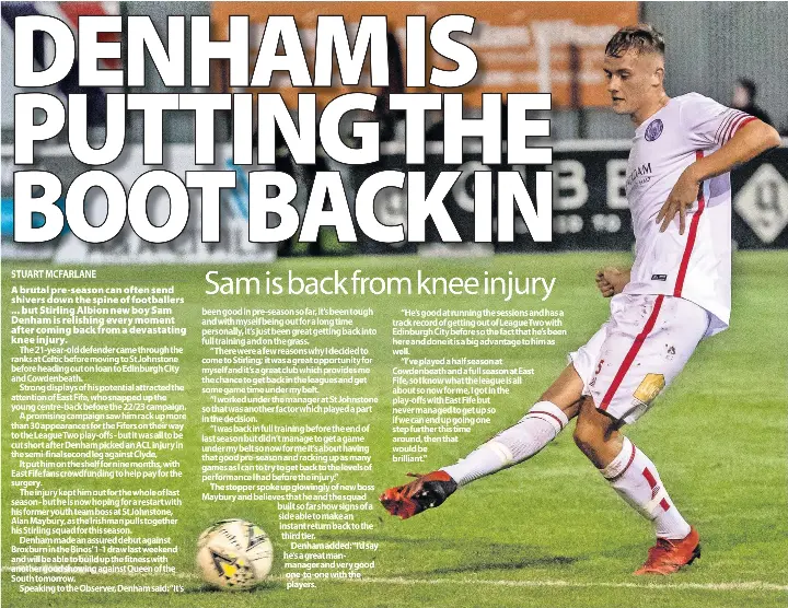 DENHAM IS PUTTING THE BOOT BACK IN - PressReader