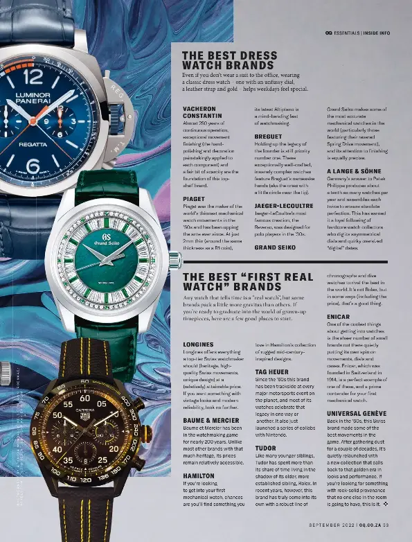 THE BEST INSIDER WATCH BRANDS - PressReader
