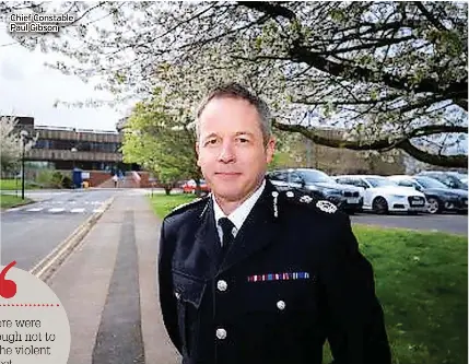 Police chief’s reassuranc­e in light of violent incidents - PressReader