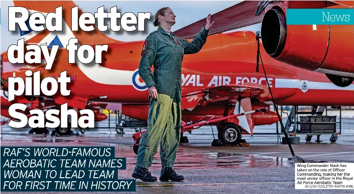 Red letter day for pilot Sasha - PressReader