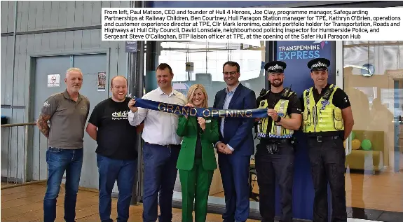£100k hub aiming to make Hull Paragon Station safer - PressReader