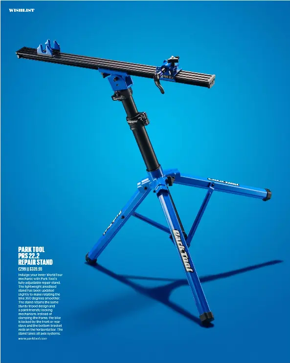 PARK TOOL PRS 22.2 REPAIR STAND - PressReader