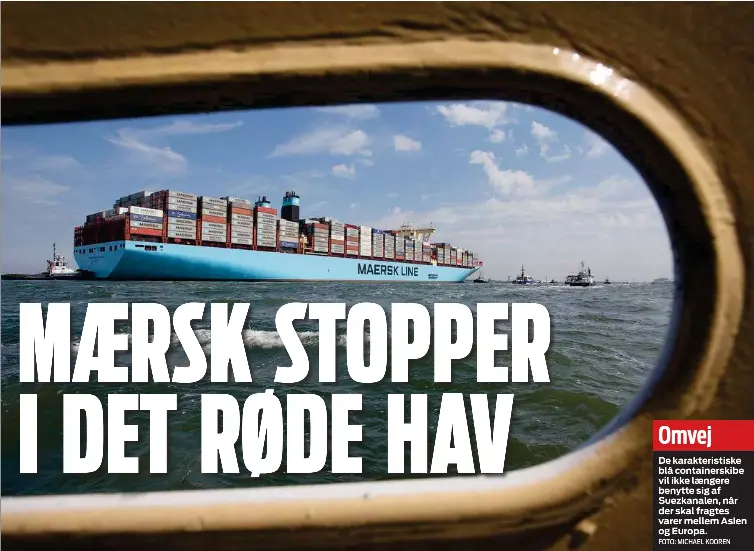 MÆRSK STOPPER I DET RØDE HAV - PressReader