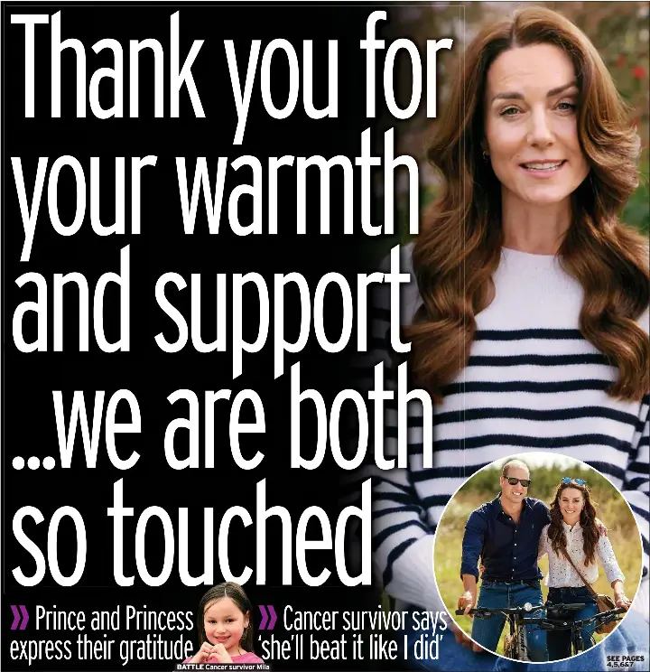 Thank you for your warmth and support ...we are both so touched - PressReader