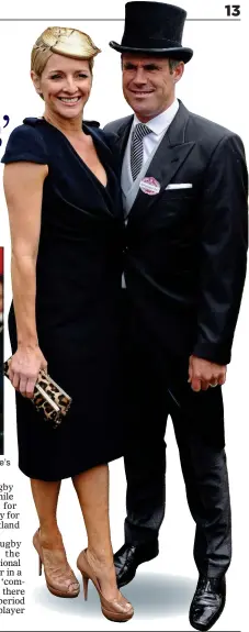 Gabby: My son playing rugby for England ‘has caused family moments ...