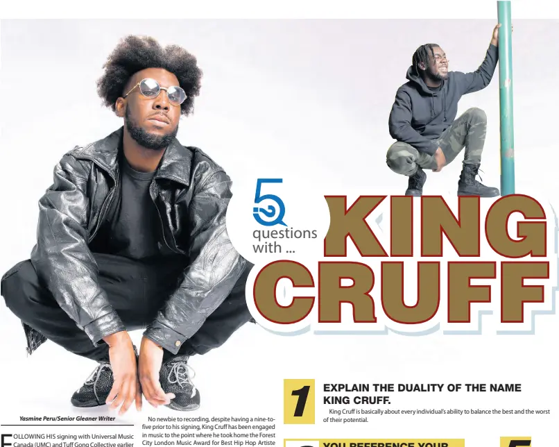 5 questions with... KING CRUFF - PressReader