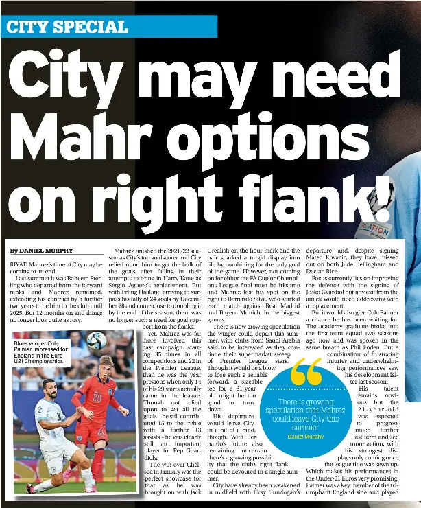 City may need Mahr options on right flank! - PressReader