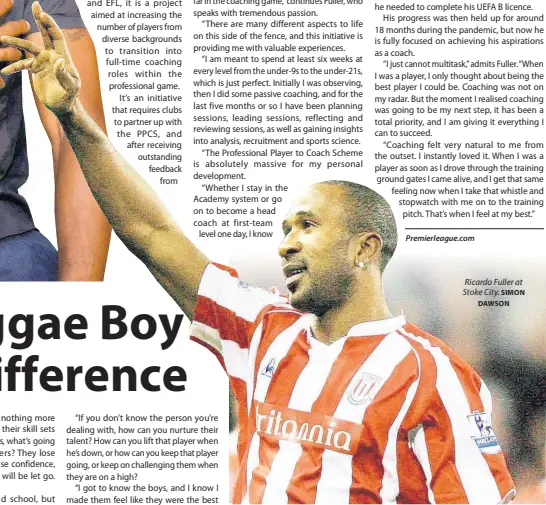 Former Reggae Boy making a difference - PressReader