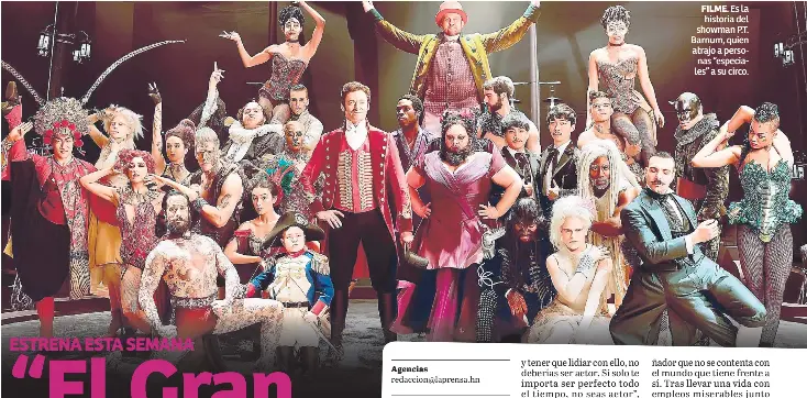 “El Gran Showman”: un musical mágico - PressReader