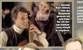 Ludwig Simon spielt an der Seite seines Papas - PressReader