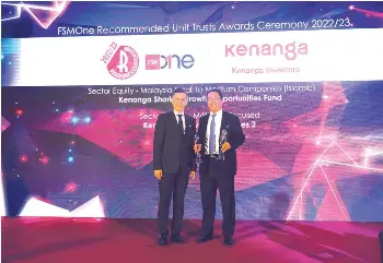 Kenanga Growth Funds win FSMOne Awards - PressReader