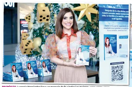 Lucrecia Hernández exhorta a buscar de Dios en su nuevo libro - PressReader