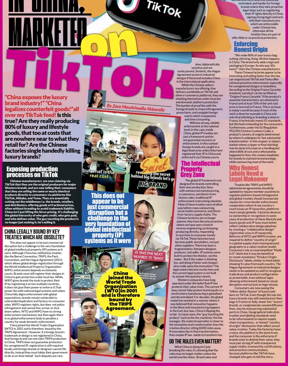 MADE IN CHINA, MARKETED on Tiktok - PressReader