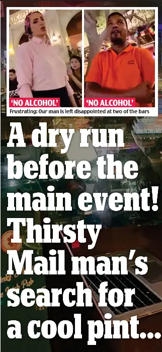 A dry run before the main event! Thirsty Mail man’s search for a cool pint... - PressReader