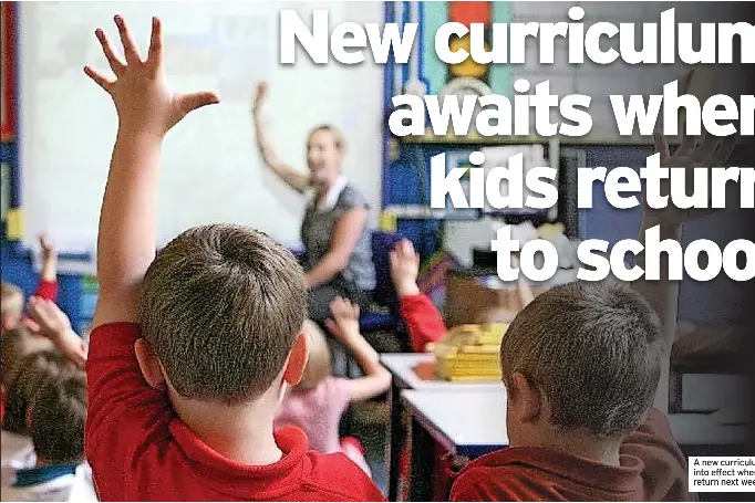 New curriculum awaits when kids return to school - PressReader