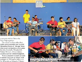 Hitting a bright note with the first beat band of the vision-impaired - PressReader