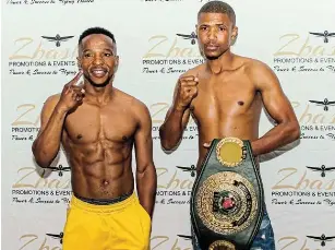 Baleni blows title shot after dumping Xaba - PressReader