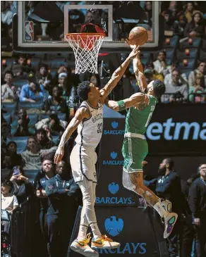 Tatum scores 41 points, Celtics beat Nets 118-110 for fifth straight win - PressReader