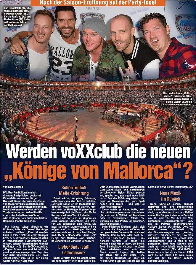 Werden voXXclub die neuen „Könige von Mallorca“? - PressReader