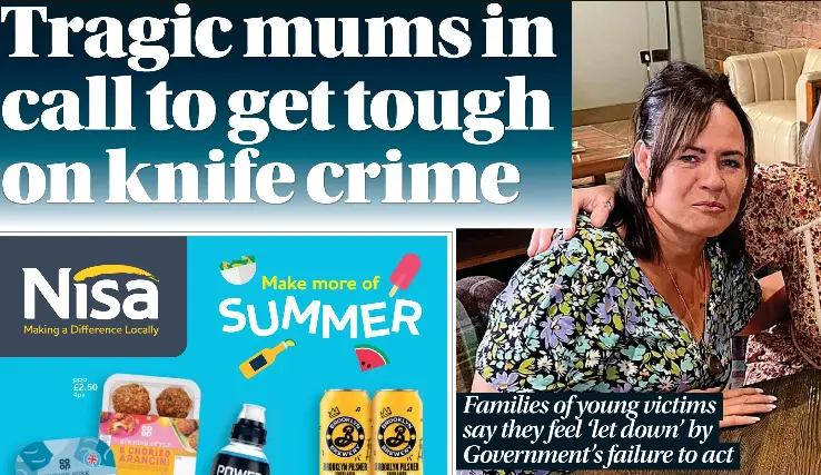 Tragic mums in News call to get tough on knife crime - PressReader