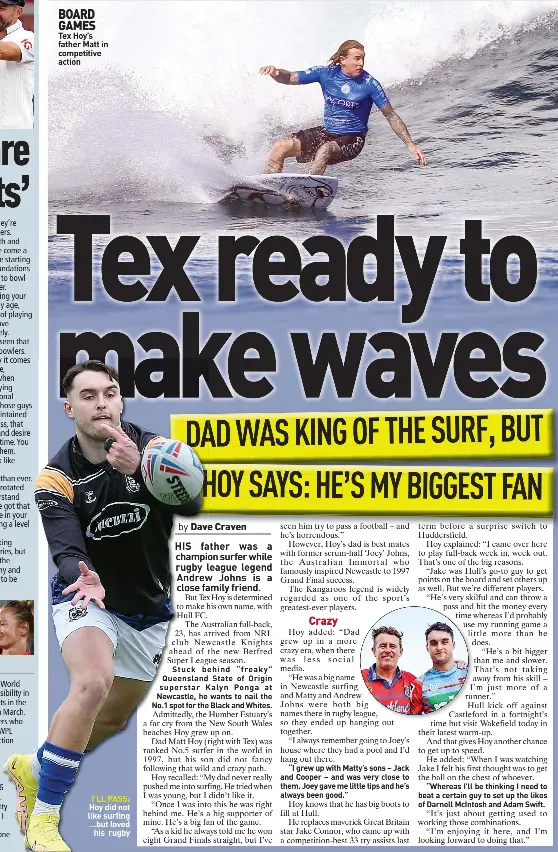 Tex ready to make waves - PressReader