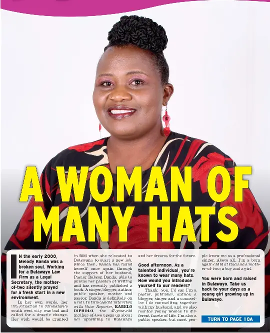 A WOMAN OF MANY HATS - PressReader