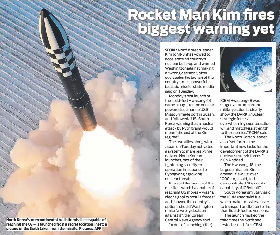 Rocket Man Kim fires biggest warning yet - PressReader
