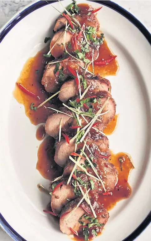 Mary Berry’s sticky soy and ginger pork fillet - PressReader