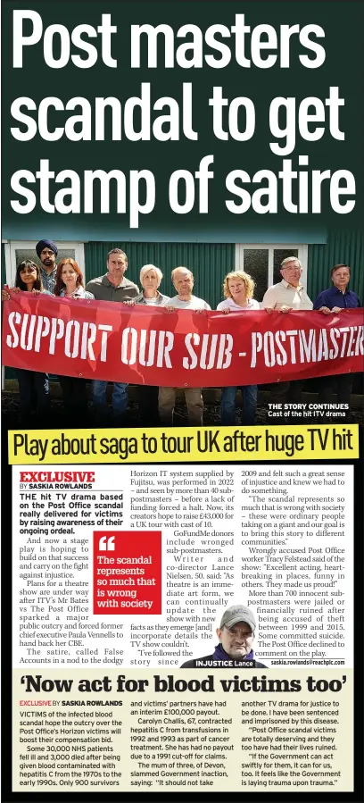 Post masters scandal to get stamp of satire - PressReader