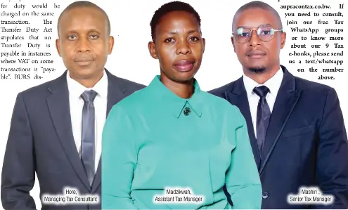 BURS triumphs in a Transfer Duty case - PressReader