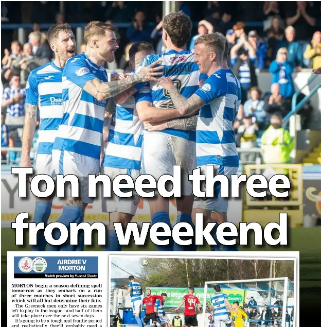 Ton need three from weekend Points match - PressReader