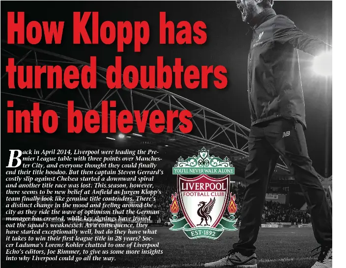 How Klopp has turned doubters into believers - PressReader