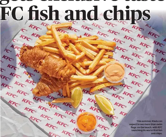 Shore gets exclusive taste of KFC fish and chips - PressReader