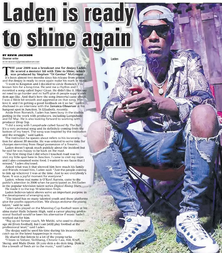 Laden is ready to shine again - PressReader