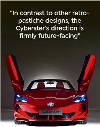 Cyberster leads MG’s future - PressReader