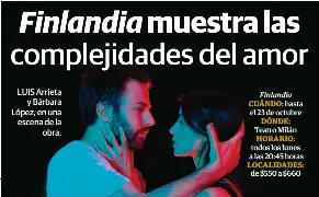Finlandia muestra las complejida­des del amor - PressReader