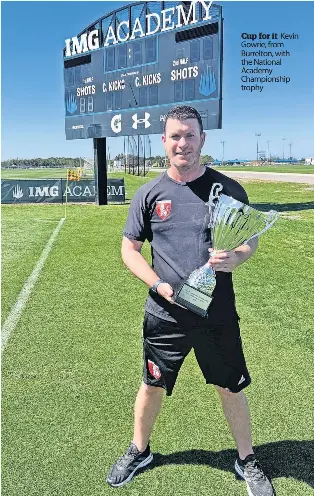 Coach Kevin living the American dream - PressReader