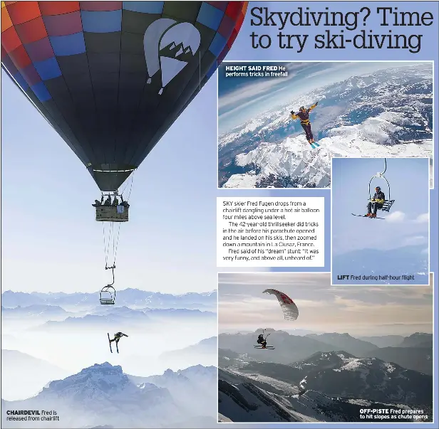Skydiving? Time to try ski-diving - PressReader