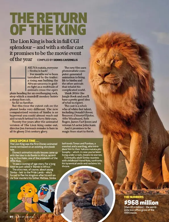 Return of The Lion King - PressReader