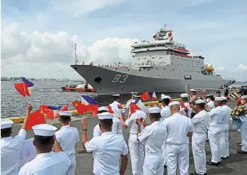 China ship on goodwill visit - PressReader