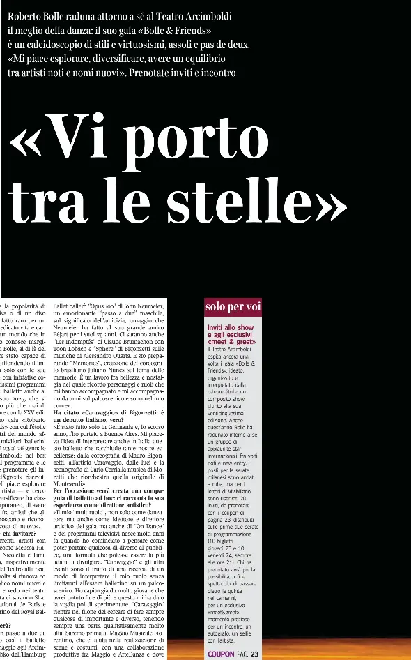«Vi porto tra le stelle» - PressReader