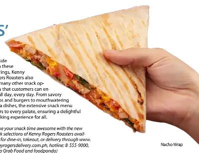 GET YOUR SNACK GAME ON WITH KENNY ROGERS ROASTERS’ NEW AWESOME SNACKS - PressReader