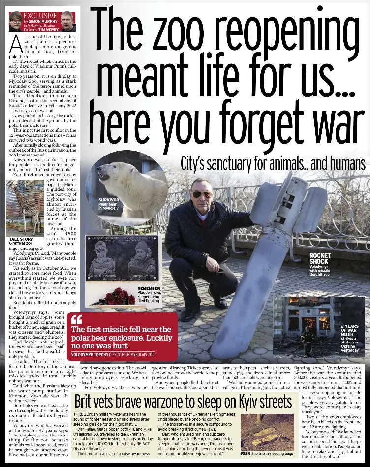 The zoo reopening meant life for us... here you forget war - PressReader