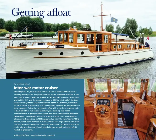 Inter-war motor cruiser - PressReader