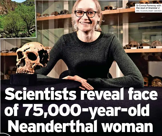 Scientists reveal face of 75,000-year-old Neandertha­l woman - PressReader