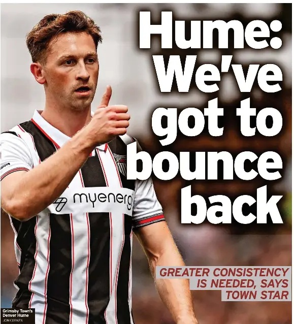 Hume: We’ve got to bounce back - PressReader