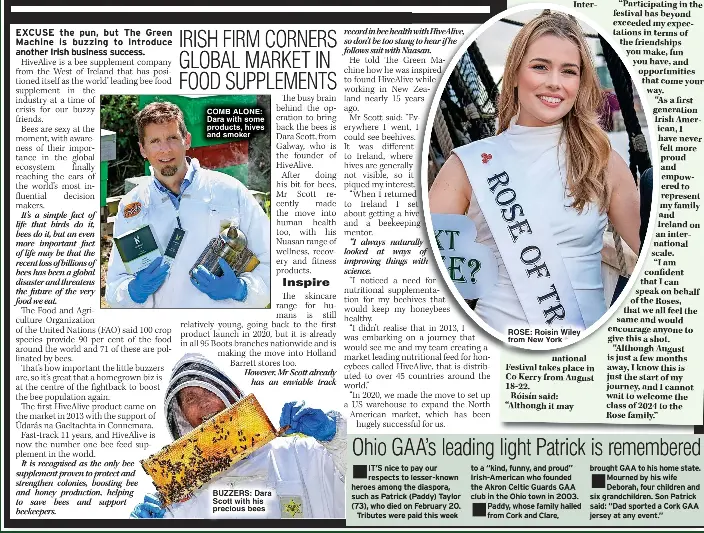 IRISH FIRM CORNERS GLOBAL MARKET IN FOOD SUPPLEMENT­S - PressReader